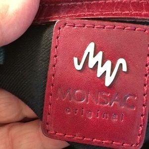 Monsac | Bags | Monsac Leather Bag Vintage | Poshmark